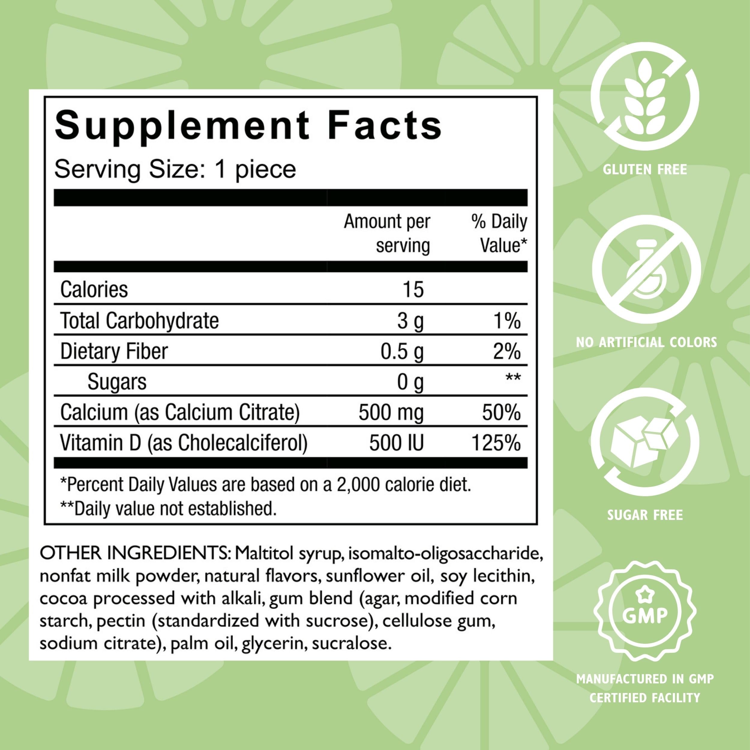 bariatric calcium chews with vitamin D3