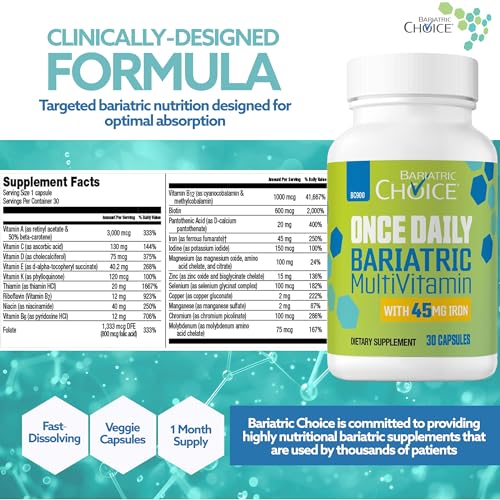 Bariatric choice multivitamin for kids