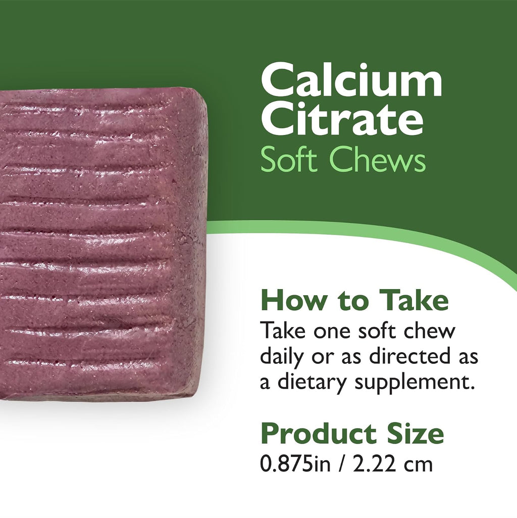Bariatric-friendly calcium chews with great flavour