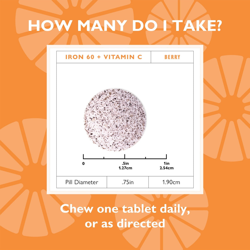 bariatric-friendly iron supplement tablets