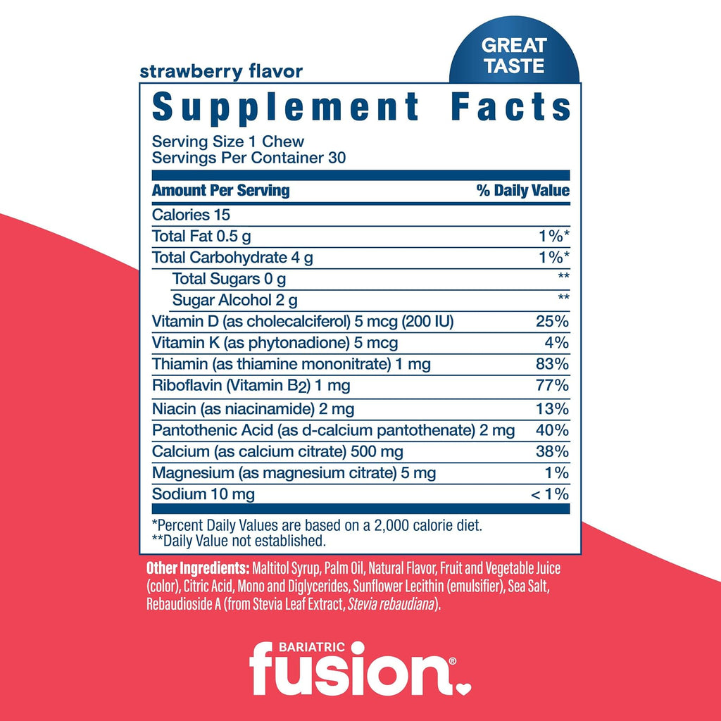 Bariatric Fusion calcium for bariatric patients