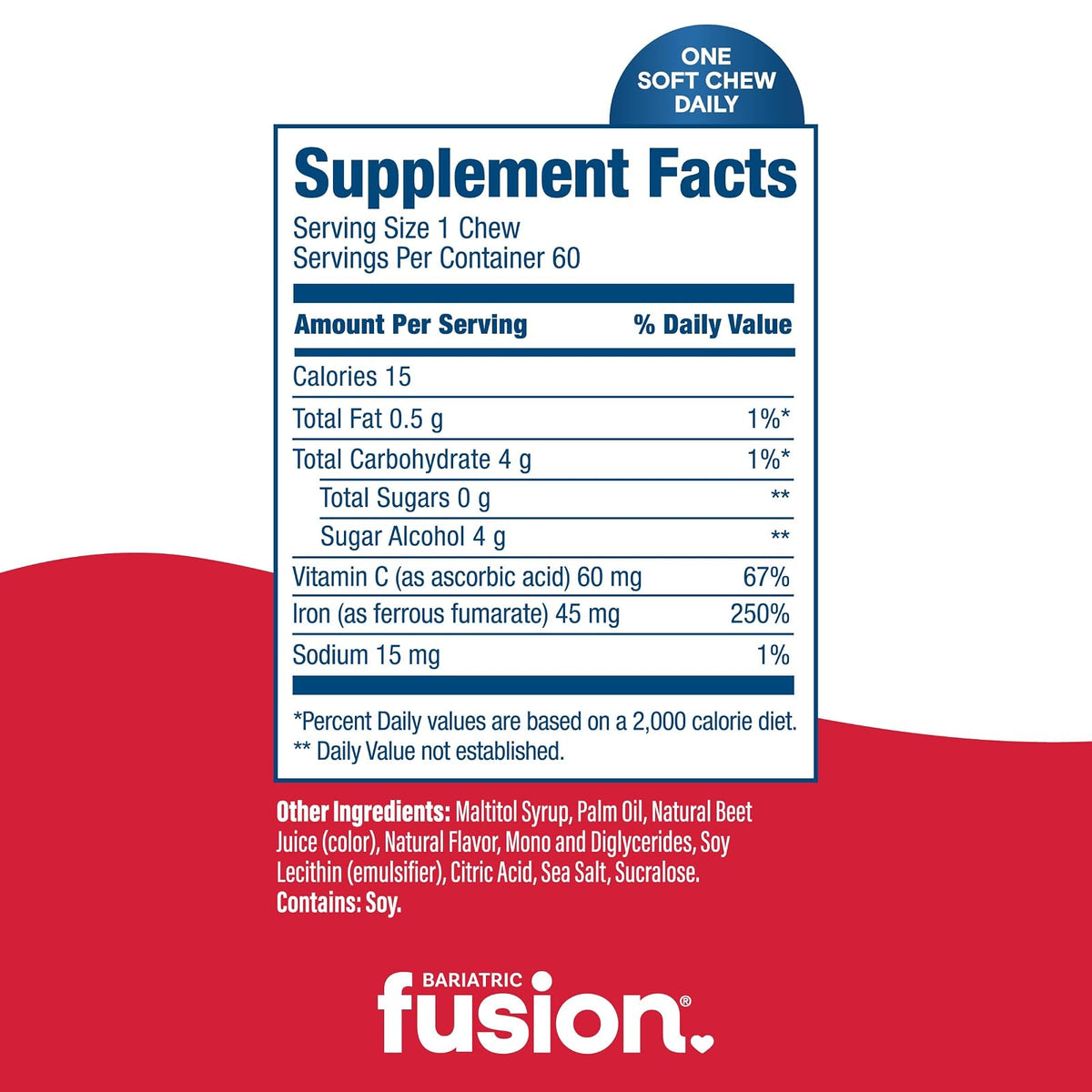 Bariatric Fusion iron bisglycinate