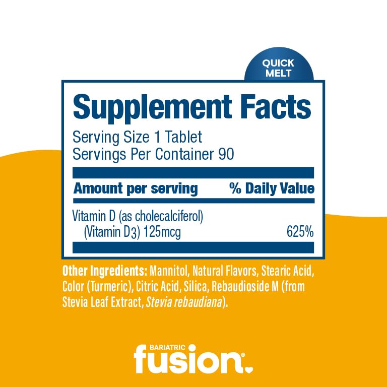 Bariatric Fusion vitamin D for bone health