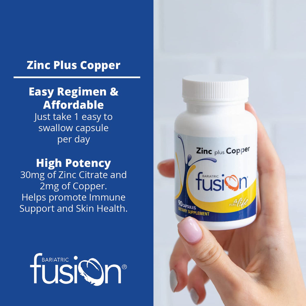 Bariatric Fusion zinc for overall wellness