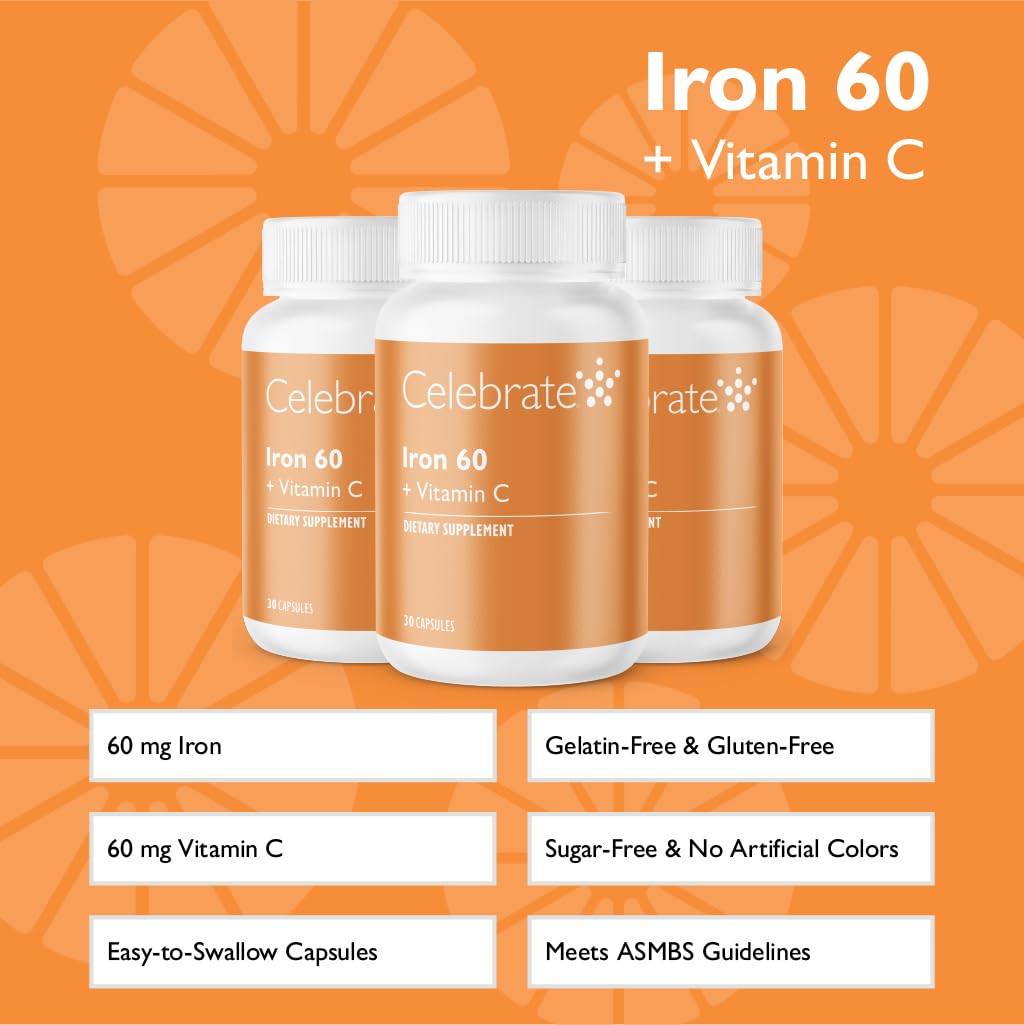 Bariatric iron capsules for energy