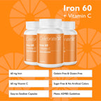 Bariatric iron capsules for energy