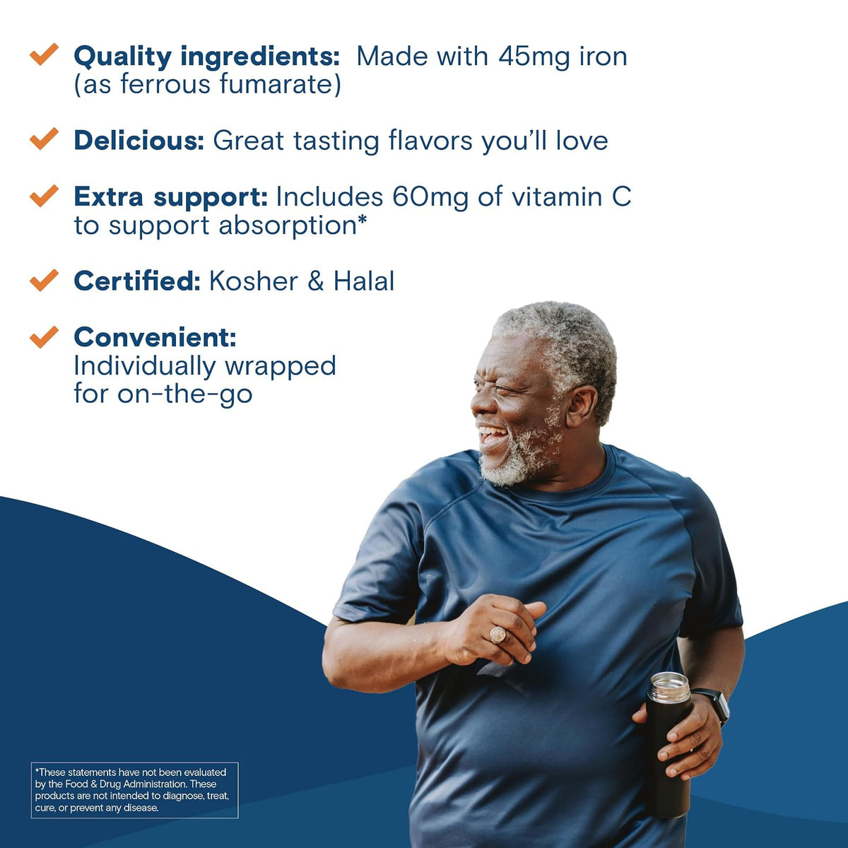 Bariatric iron for improved energy