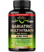 Bariatric multivitamin with iron capsules
