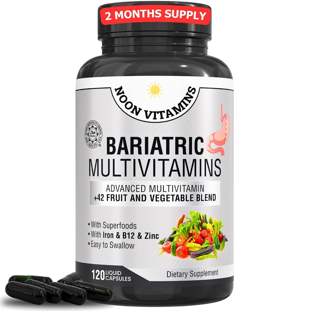 Bariatric multivitamin with iron capsules