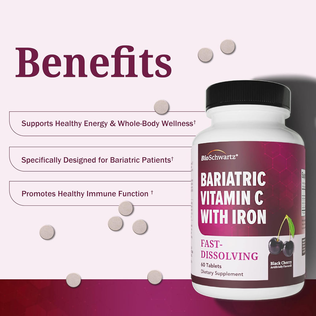 bariatric vitamin C with iron benefits