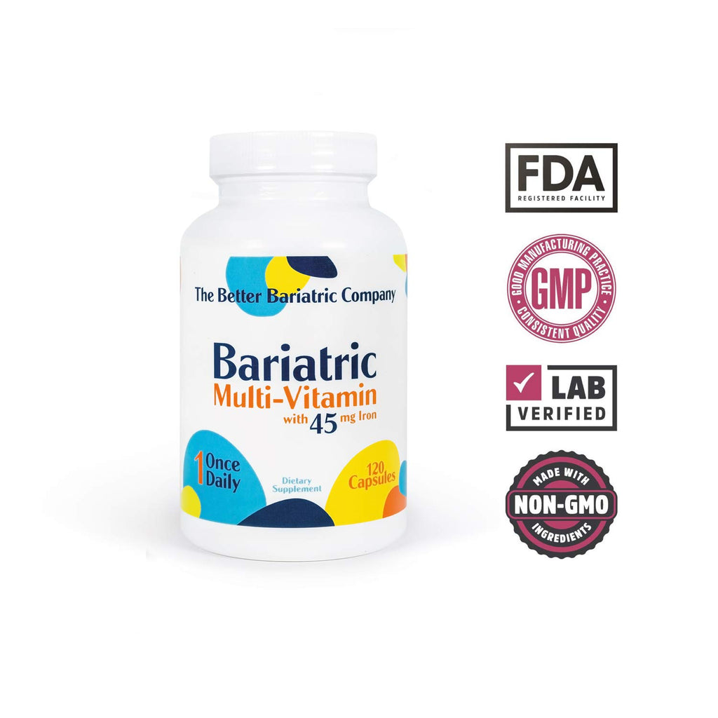 Bariatric vitamins for nutrient absorption