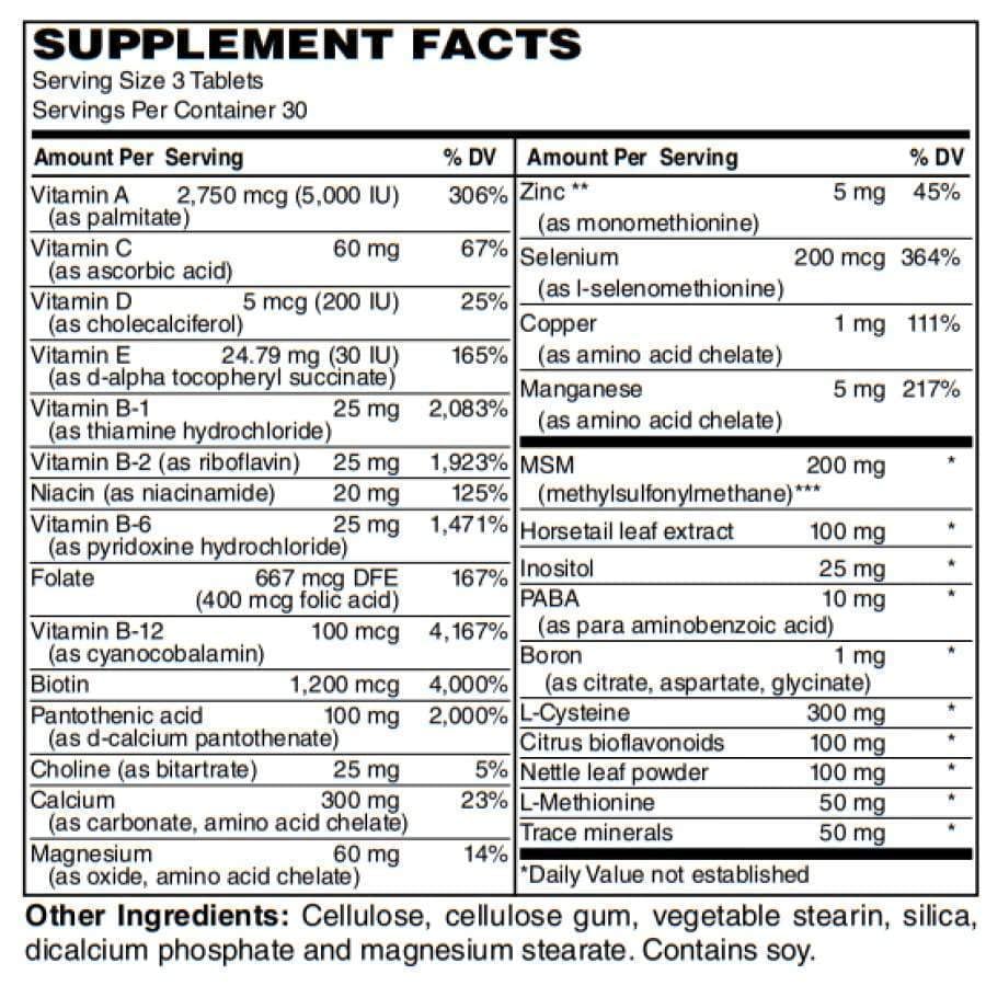 BariatricPal vitamins for skin and nails