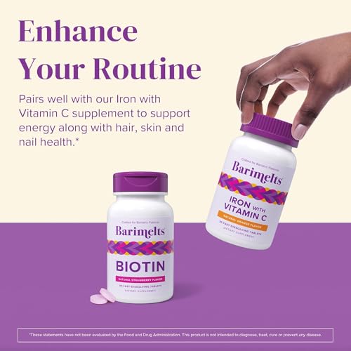 BariMelts biotin for vibrant hair