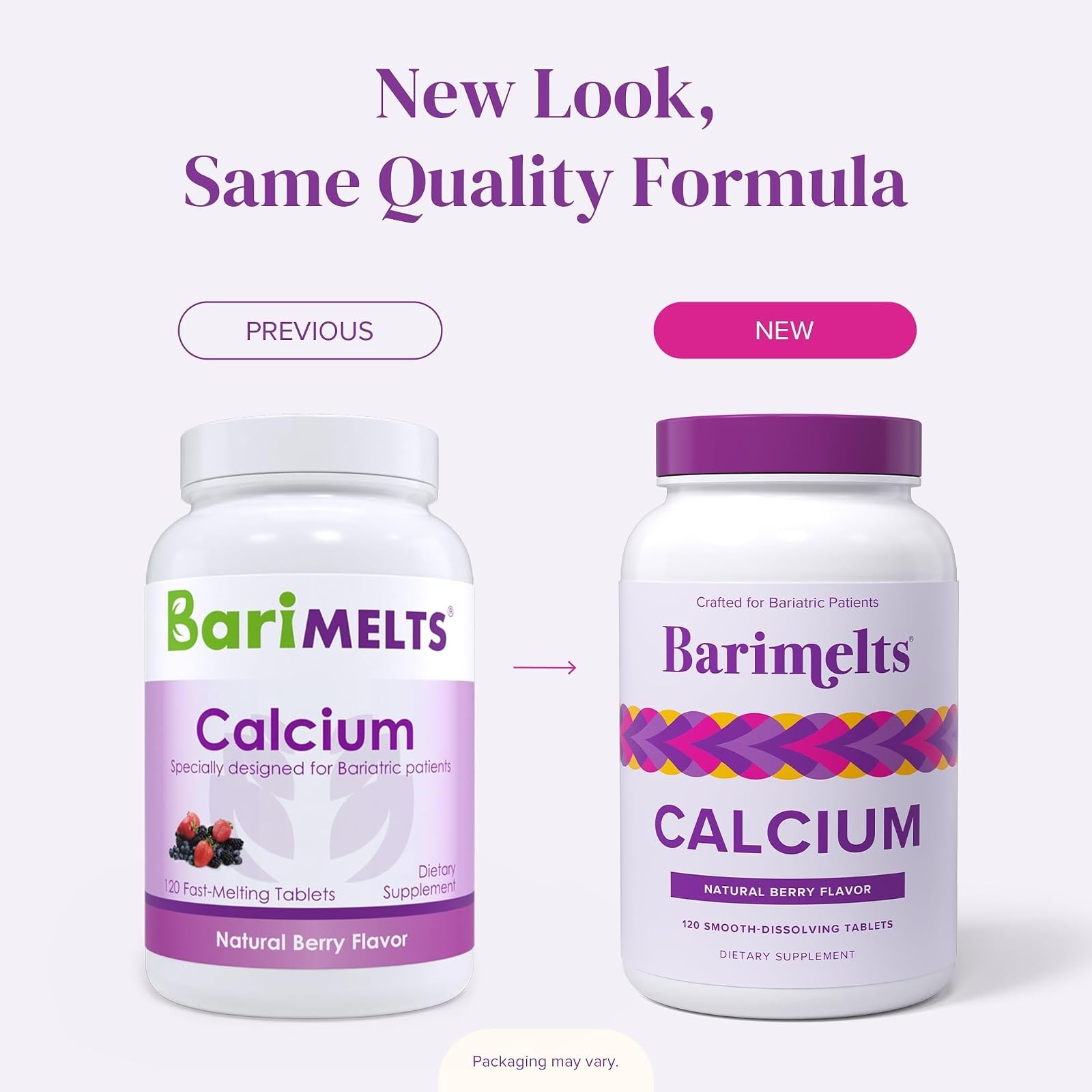 BariMelts calcium for daily nutrition