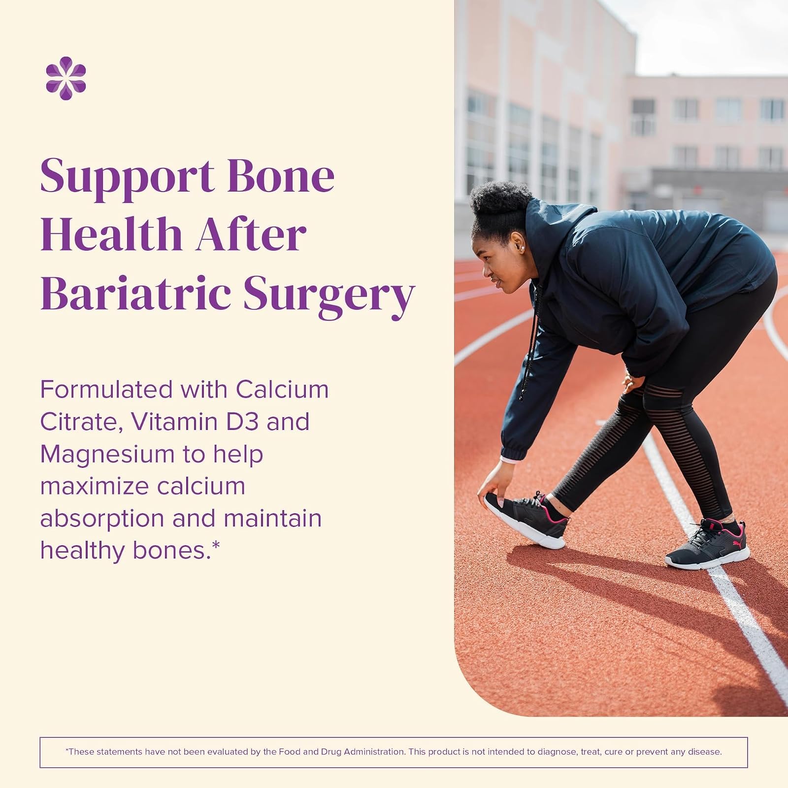 BariMelts calcium for strong teeth