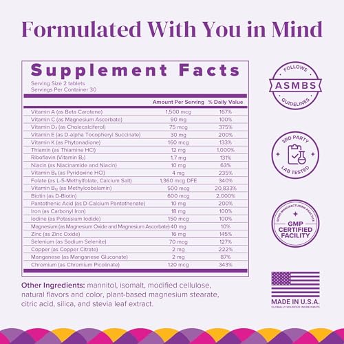 BariMelts multivitamin for women daily