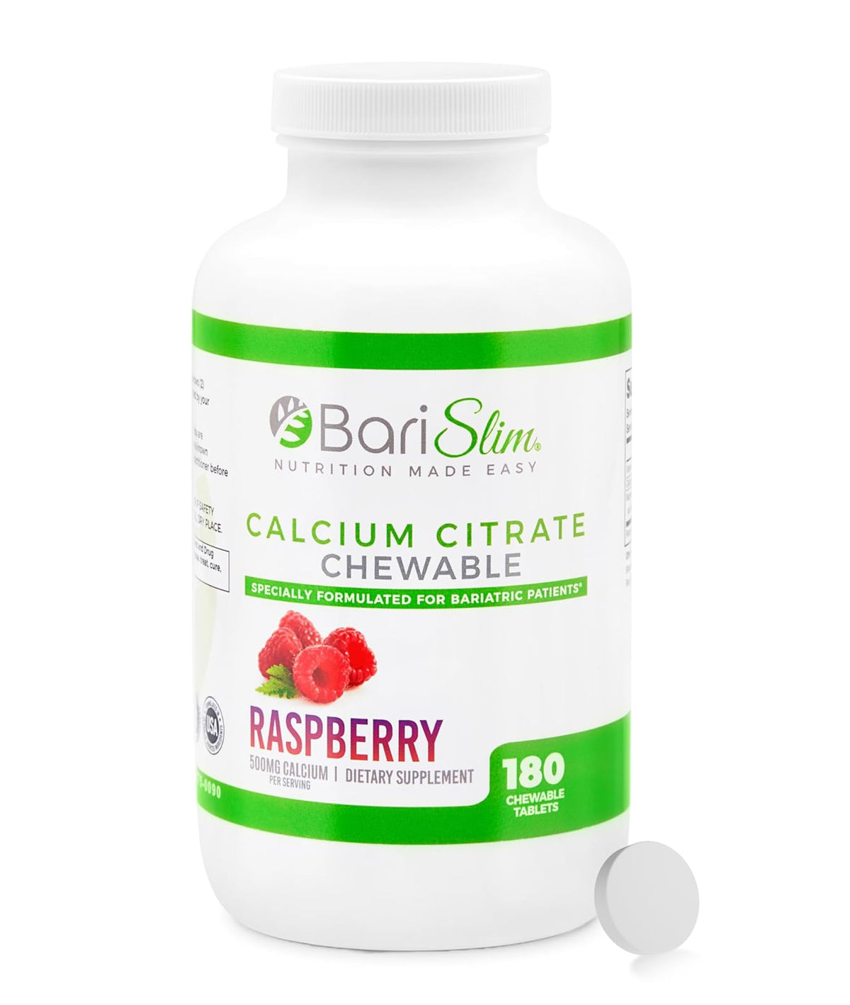 BariSlim calcium citrate tablets for bone health