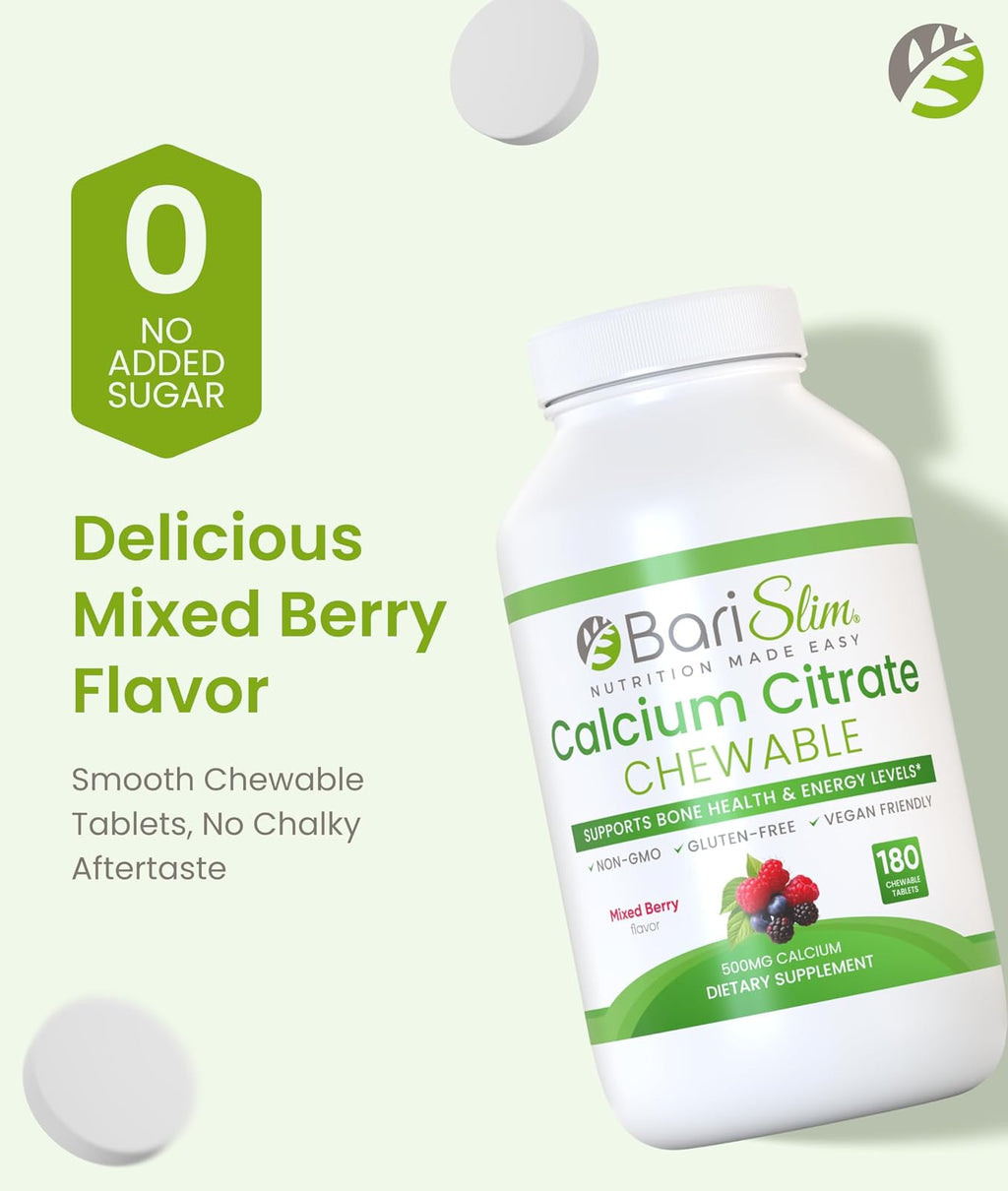 BariSlim calcium tablets for daily wellness