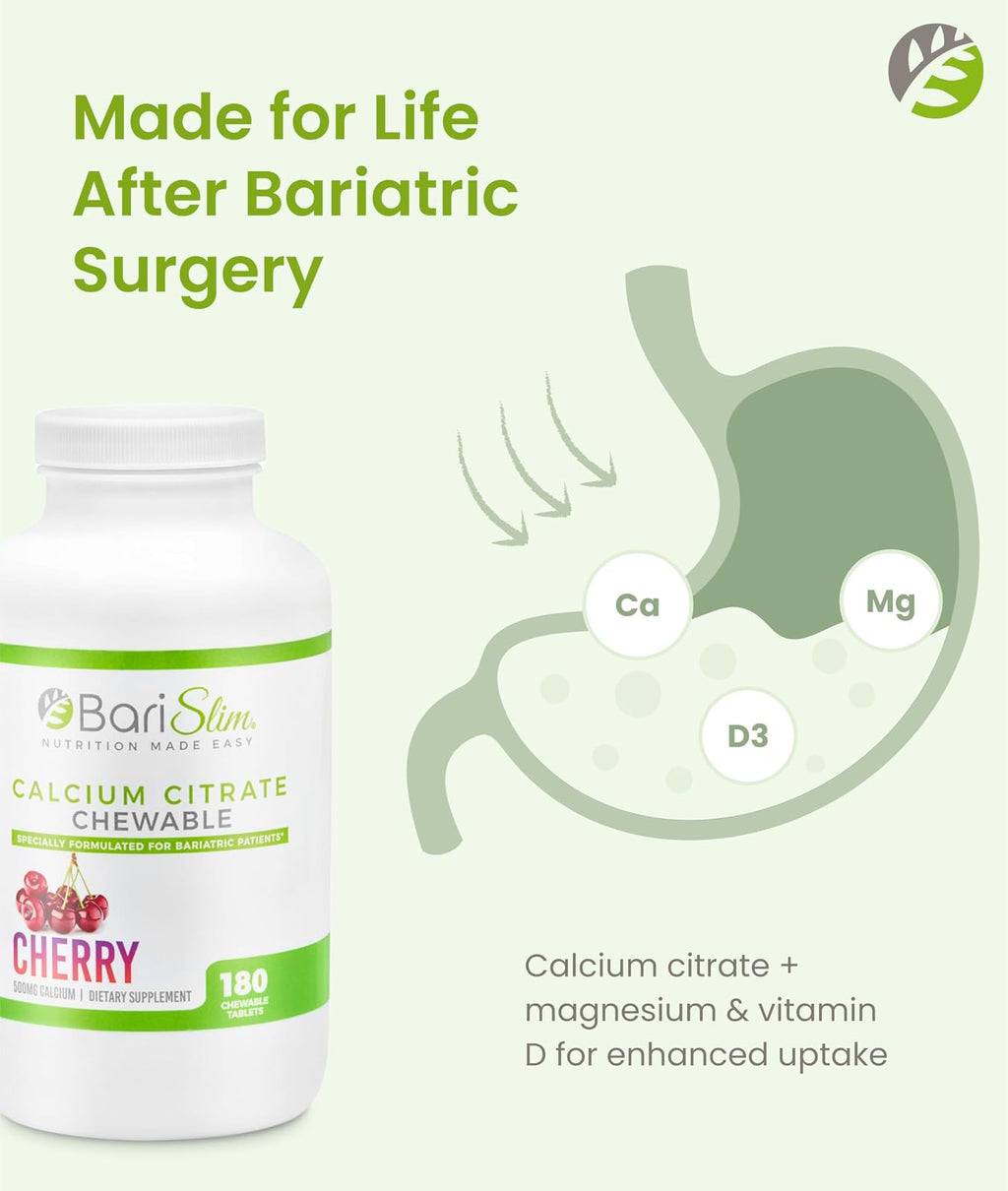 BariSlim calcium tablets support bone density