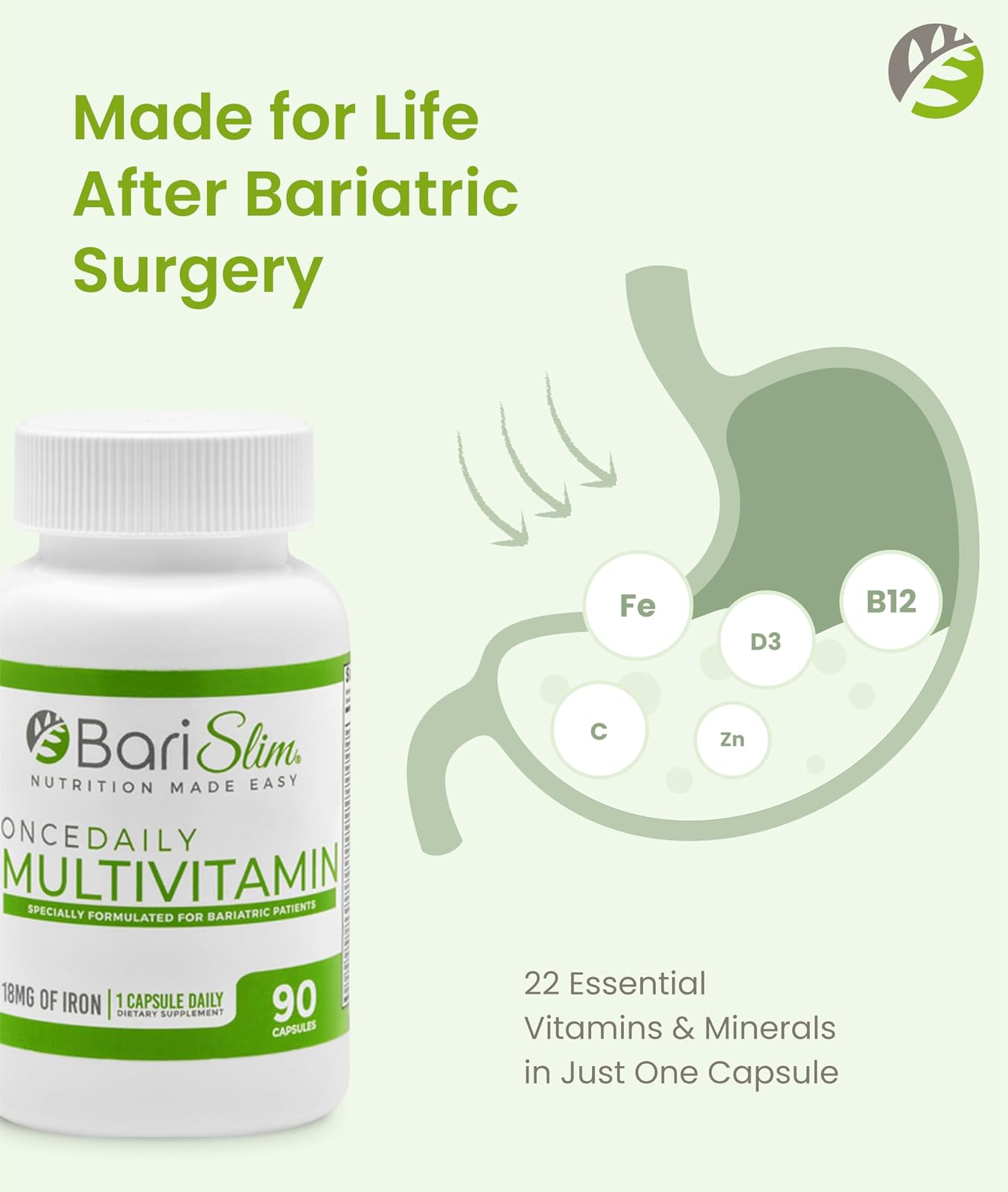 BariSlim multivitamin for men