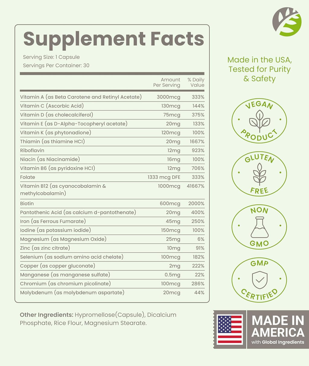 BariSlim multivitamin for women support