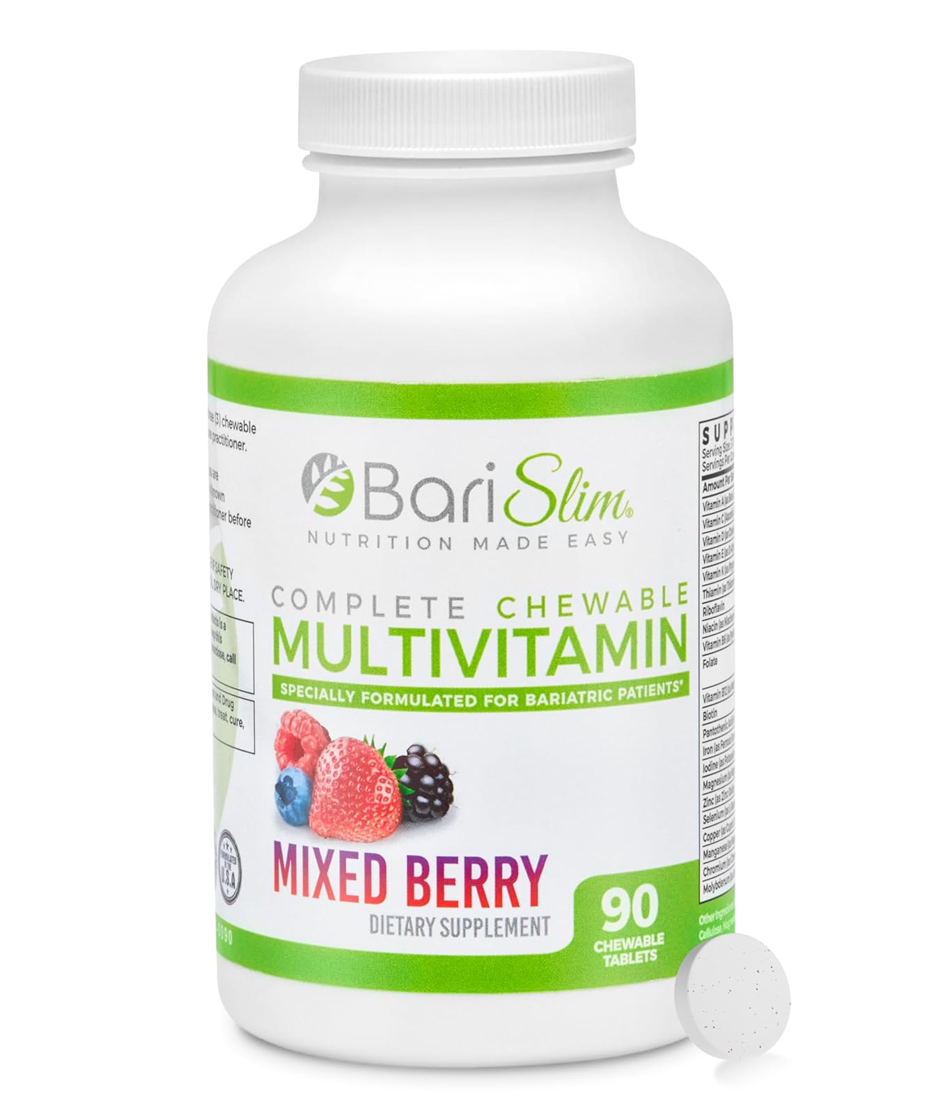 BariSlim multivitamins for daily health