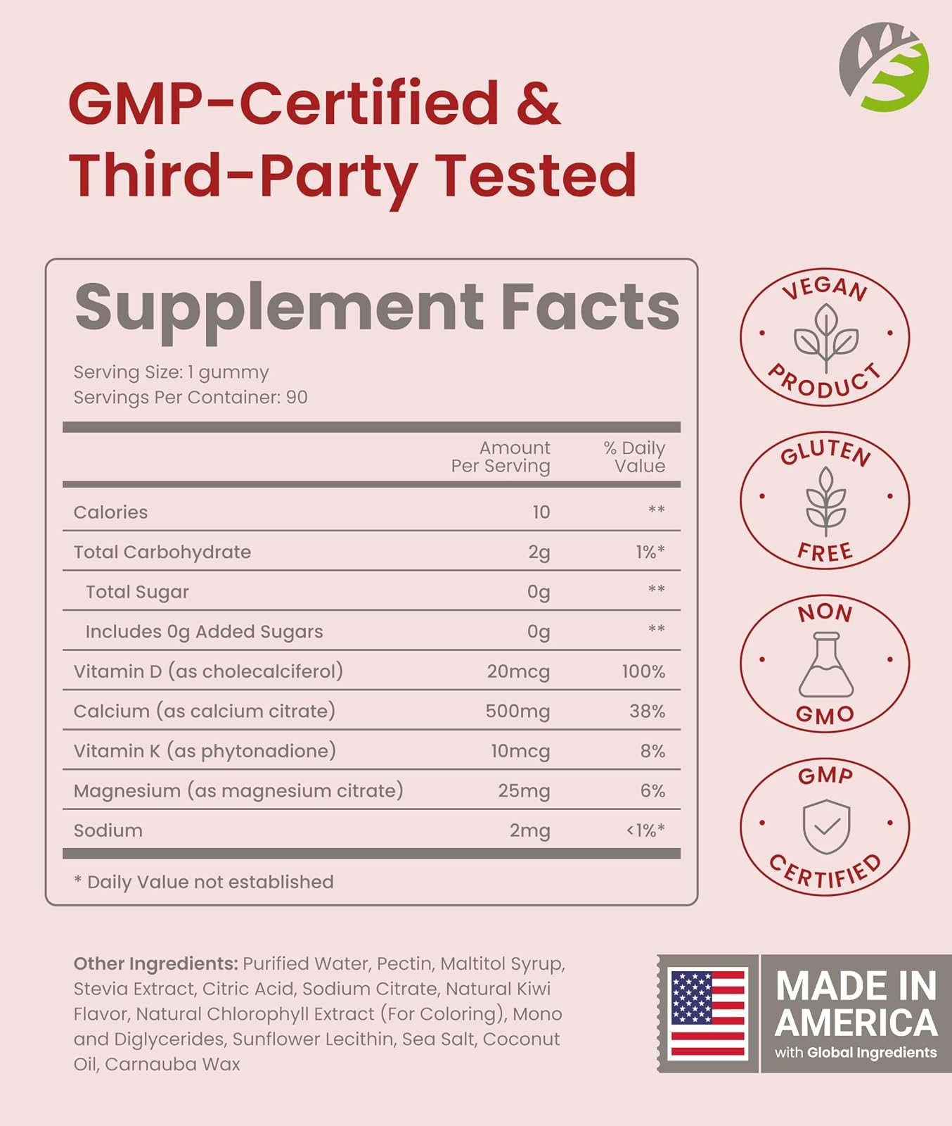 BariSlim vegan gummies for bone support