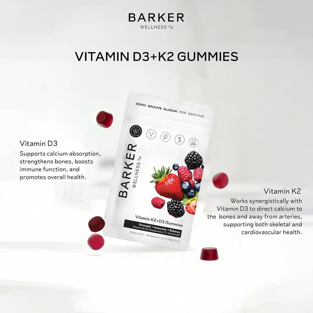 Barker Wellness gummies for bone health