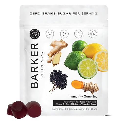 Barker Wellness immunity gummies for adults