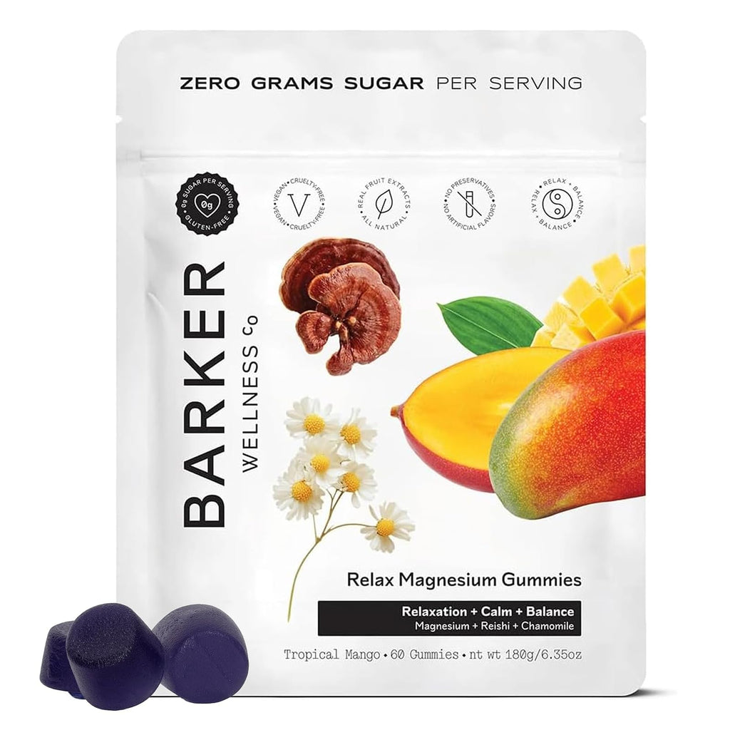 Barker Wellness magnesium gummies for relaxation