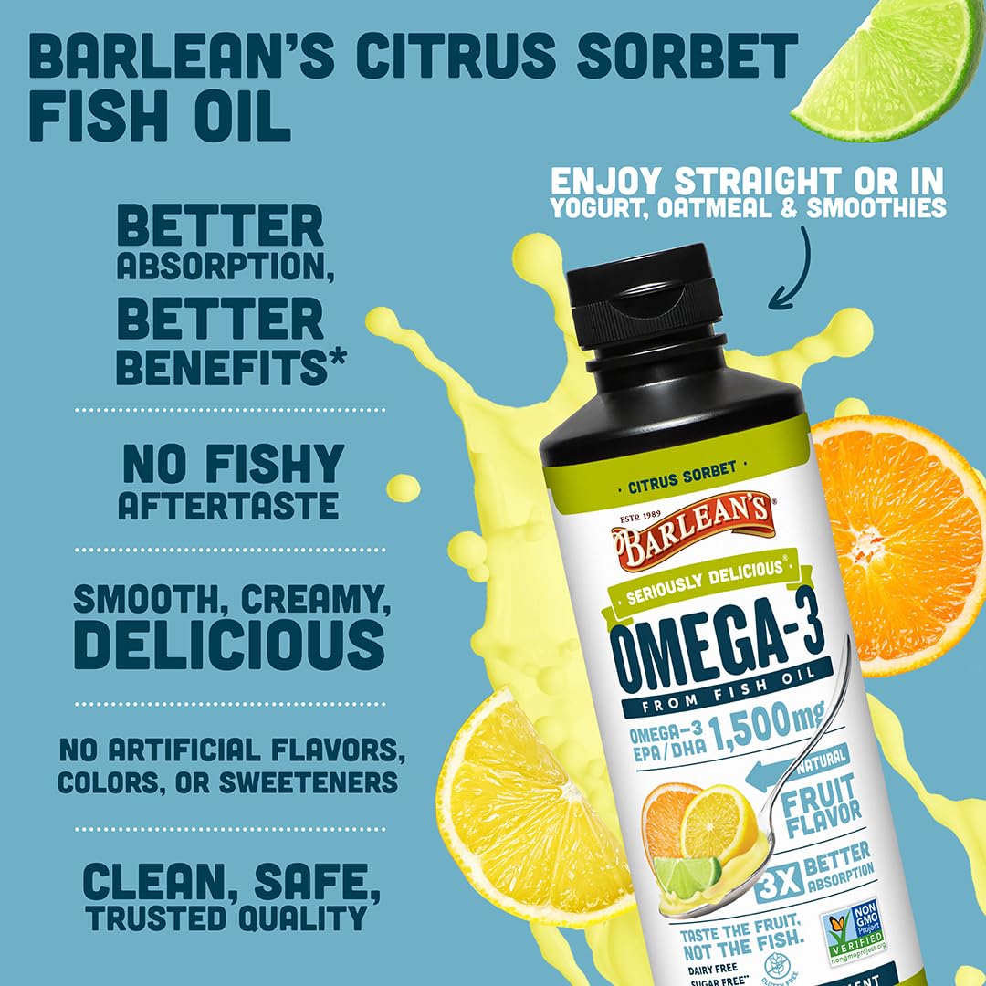 Barlean's 1500 mg fish oil
