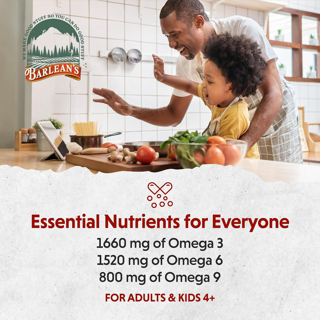 Barlean's 16 oz Omega oil for heart health