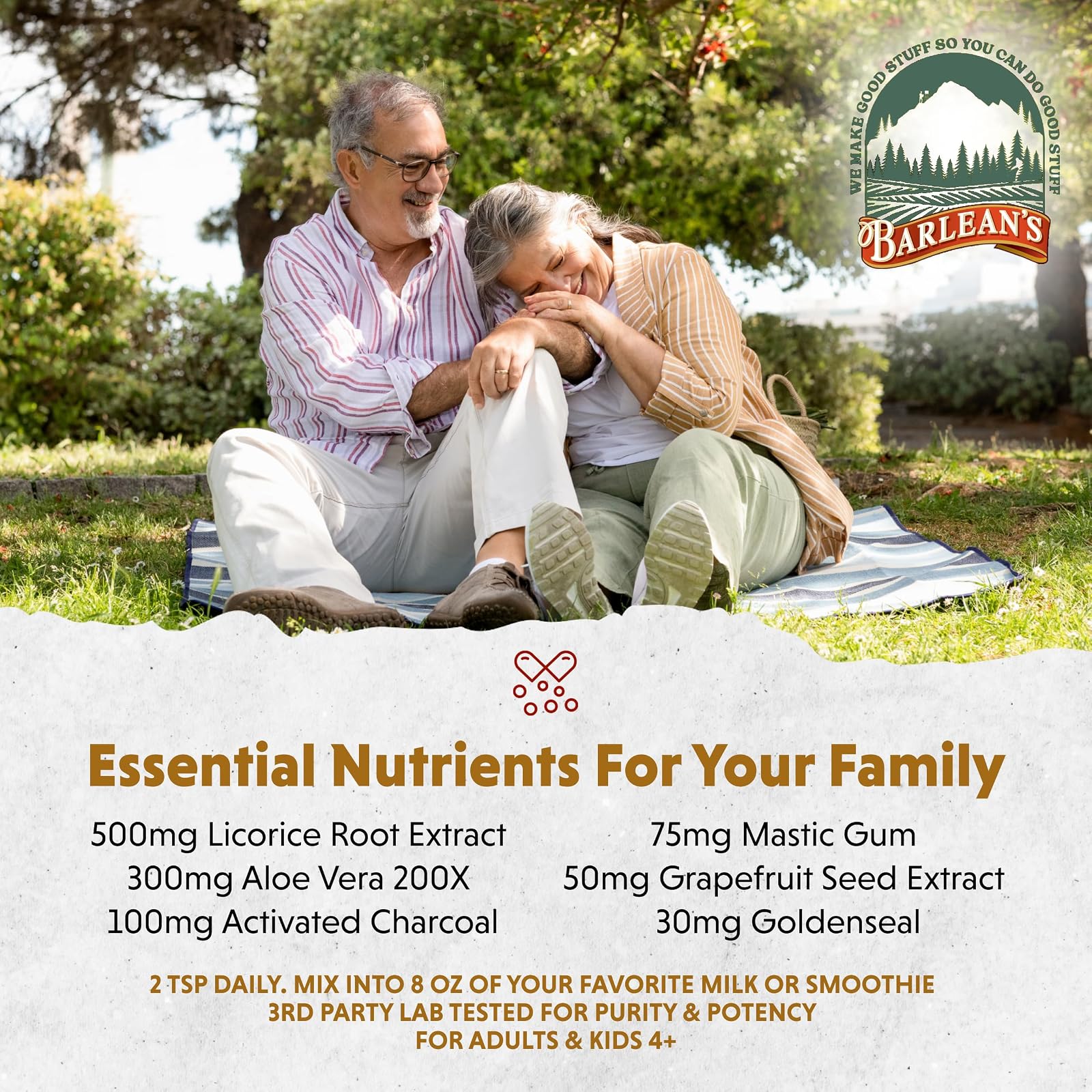 Barlean's enzymes for digestive comfort