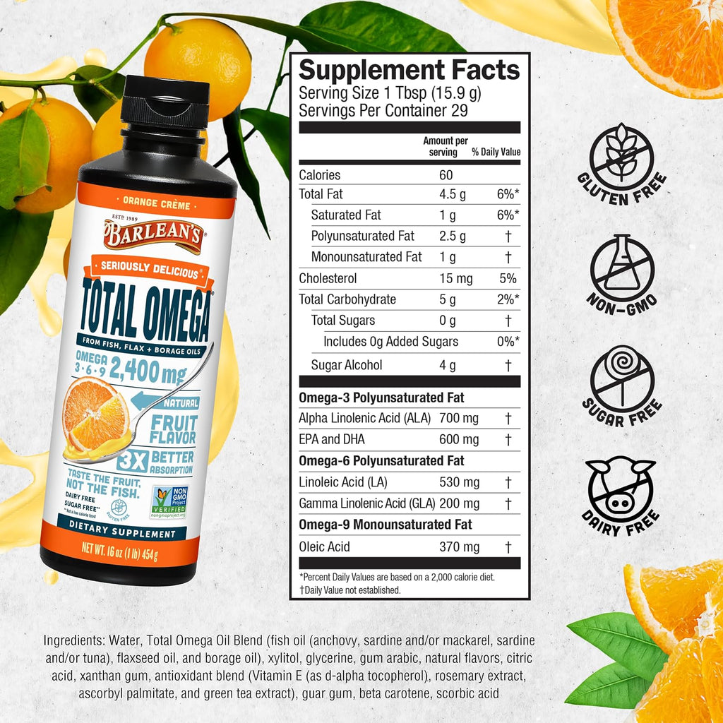 Barlean's essential fats liquid oil