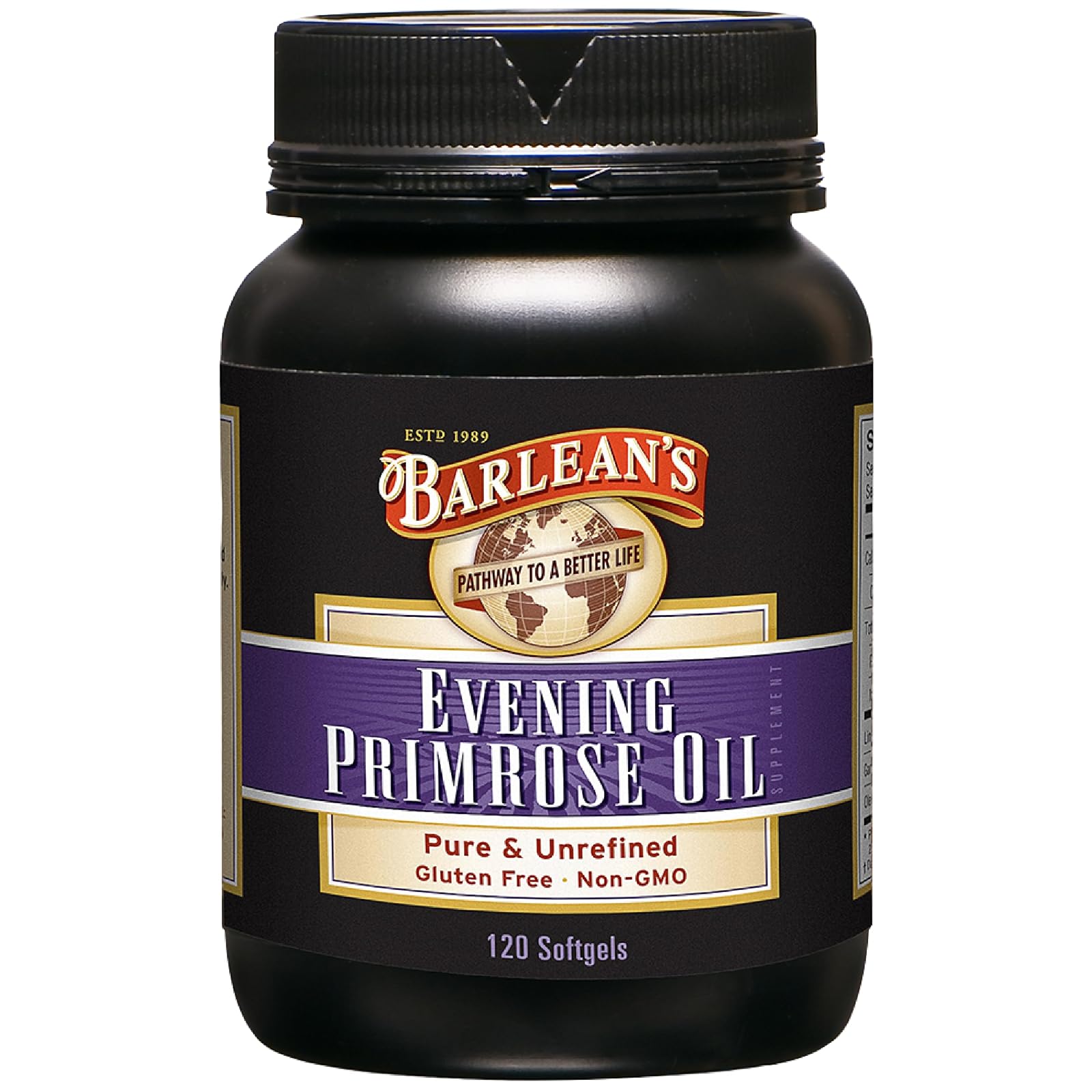 Barlean's evening primrose softgels