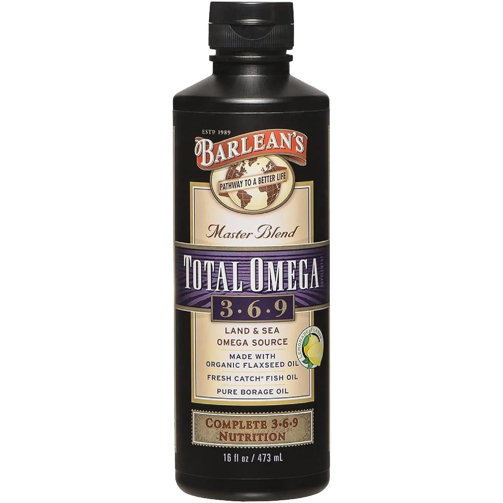 Barlean's fish oil liquid supplement
