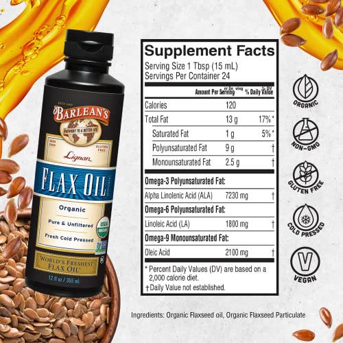 Barlean's flax seed oil quality