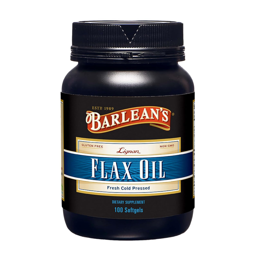 Barlean's flaxseed oil softgels