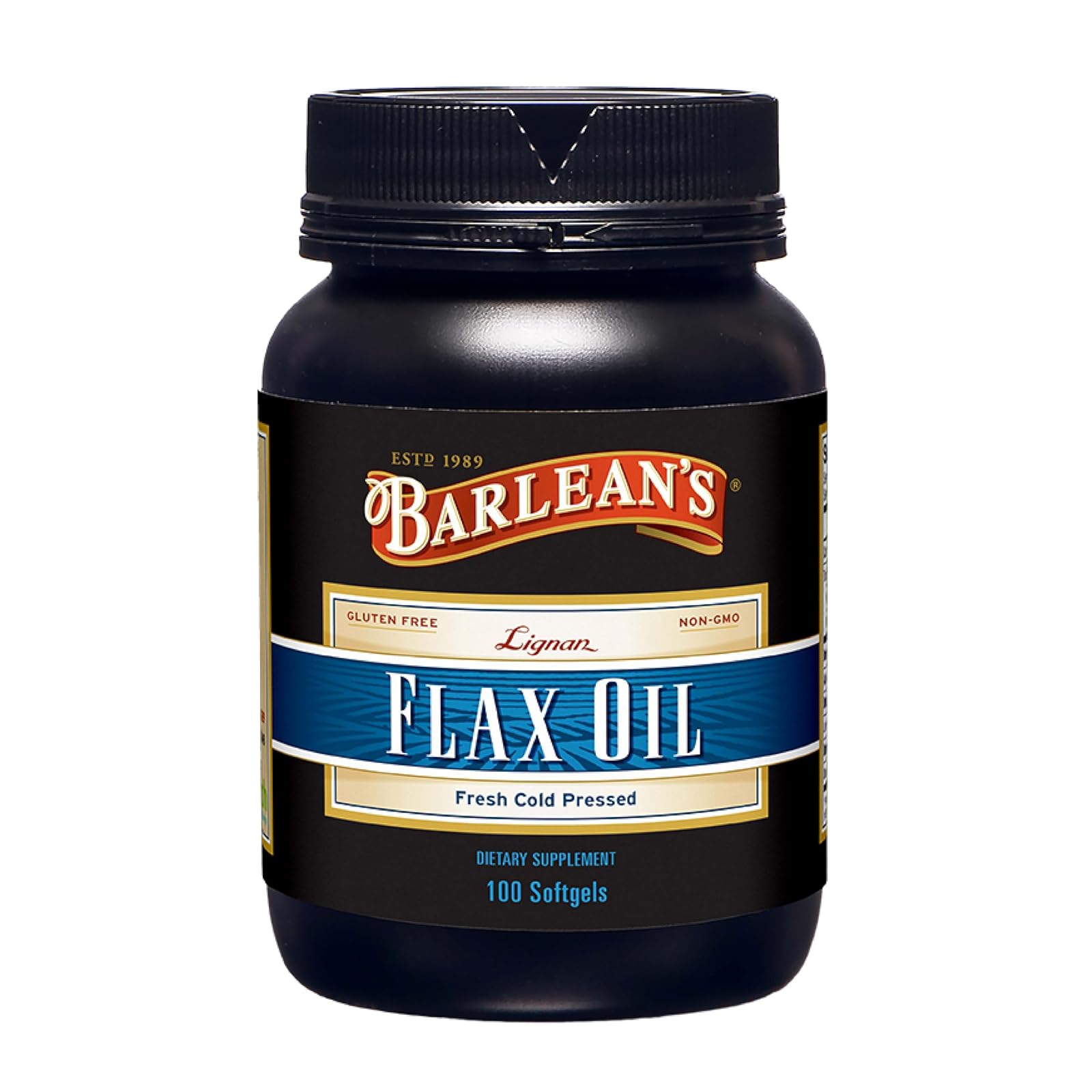 Barlean's flaxseed oil softgels