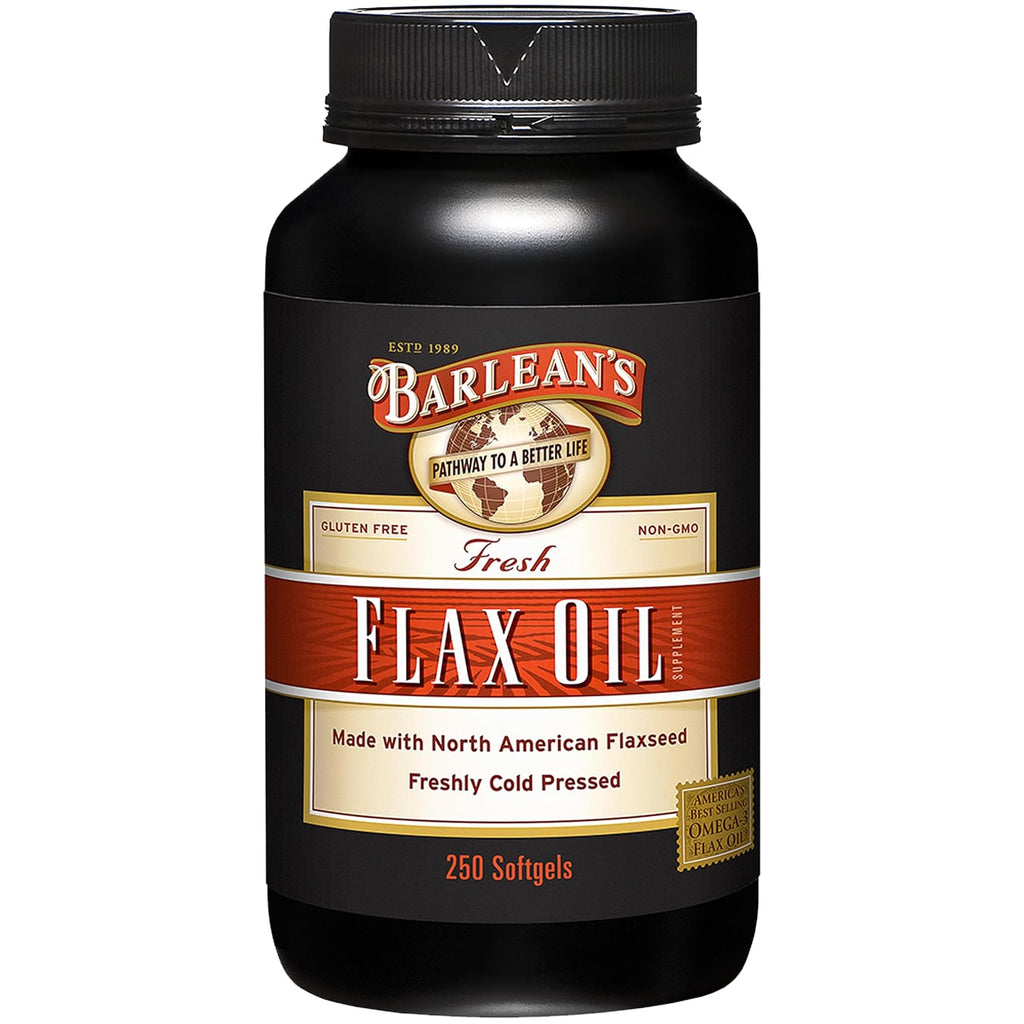 Barlean's flaxseed oil softgels