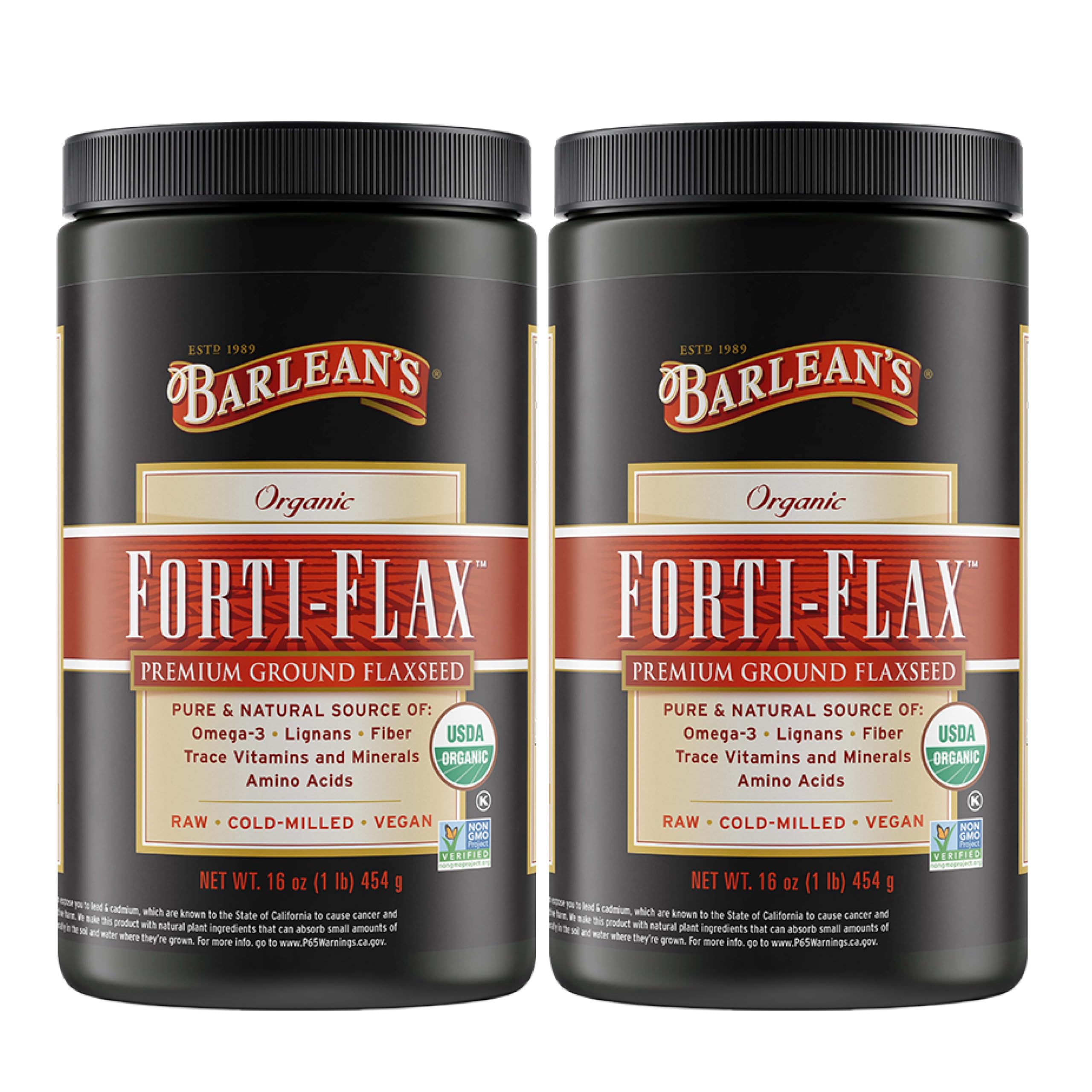 Barlean's Forti-Flax organic flaxseed benefits