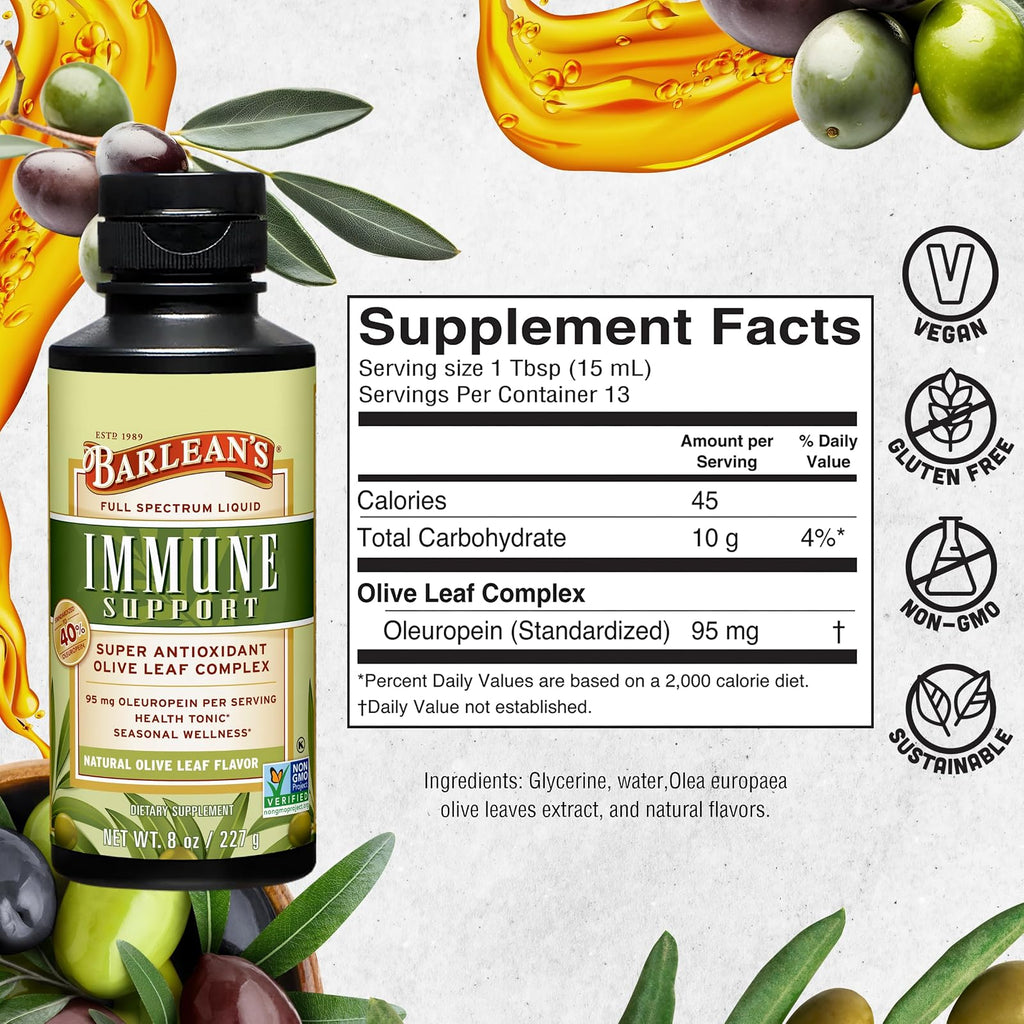 Barlean's herbal olive leaf complex