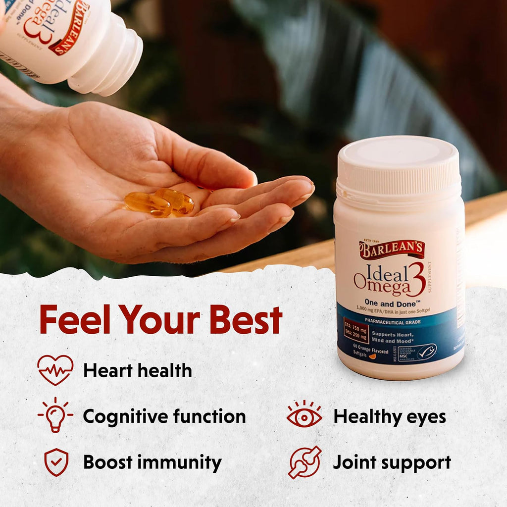 Barlean's ideal fish oil benefits