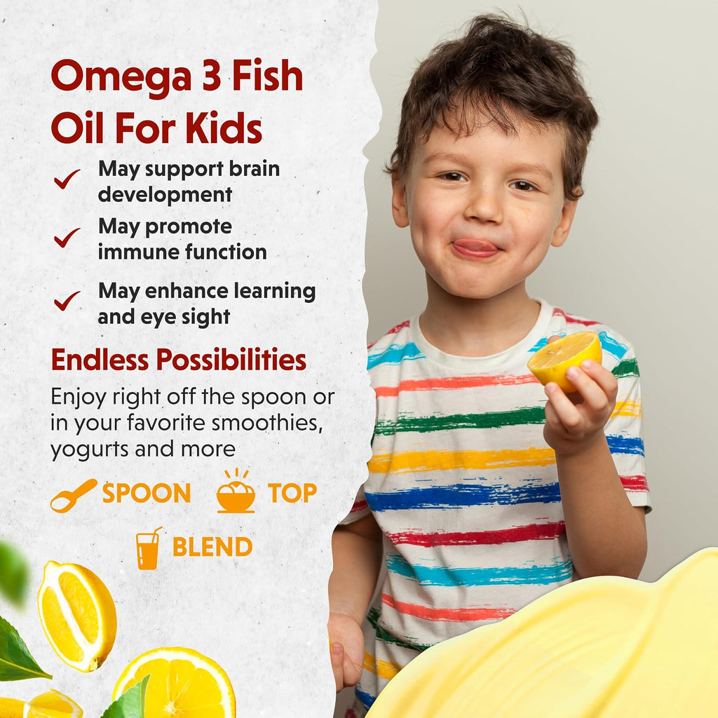 Barlean's kids fish oil benefits