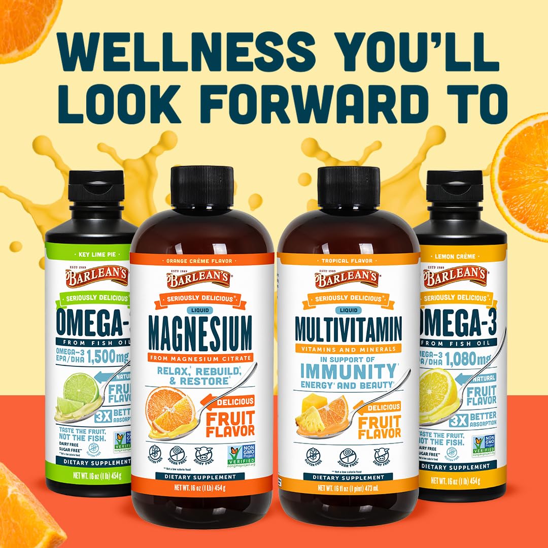 Barlean's magnesium citrate for overall health
