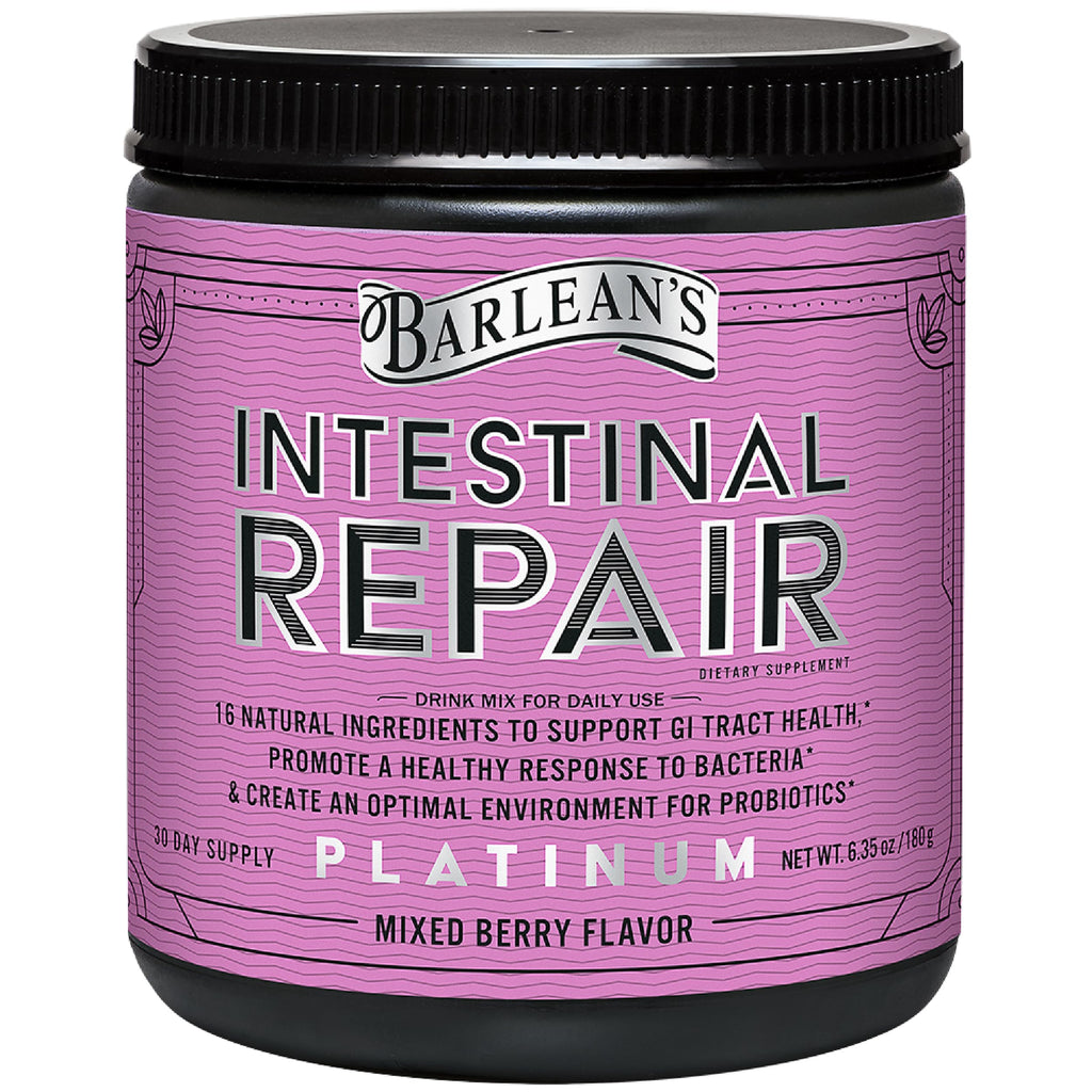 Barlean's Mixed Berry gut health powder