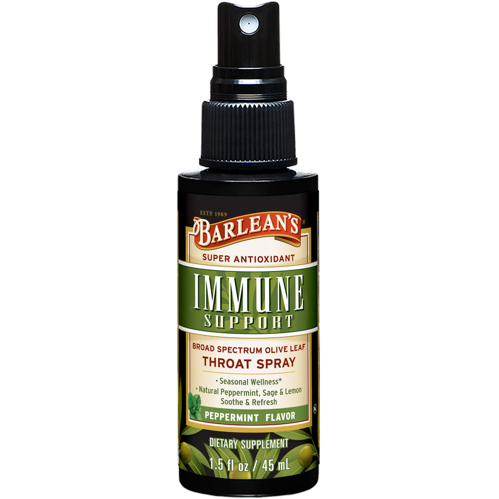 Barlean's olive leaf throat spray