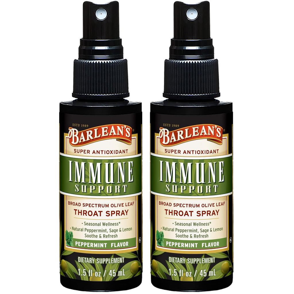 Barlean's olive leaf throat spray