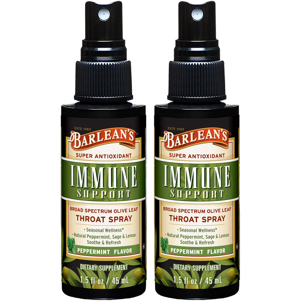 Barlean's olive leaf throat spray
