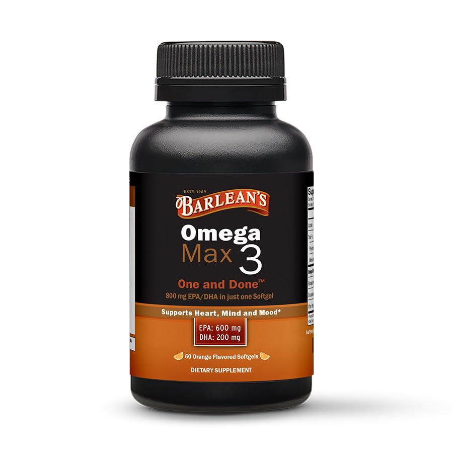 Barlean's Omega Max-3 fish oil benefits